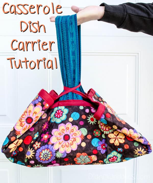 Casserole Dish Carrier Tutorial Diana Rambles