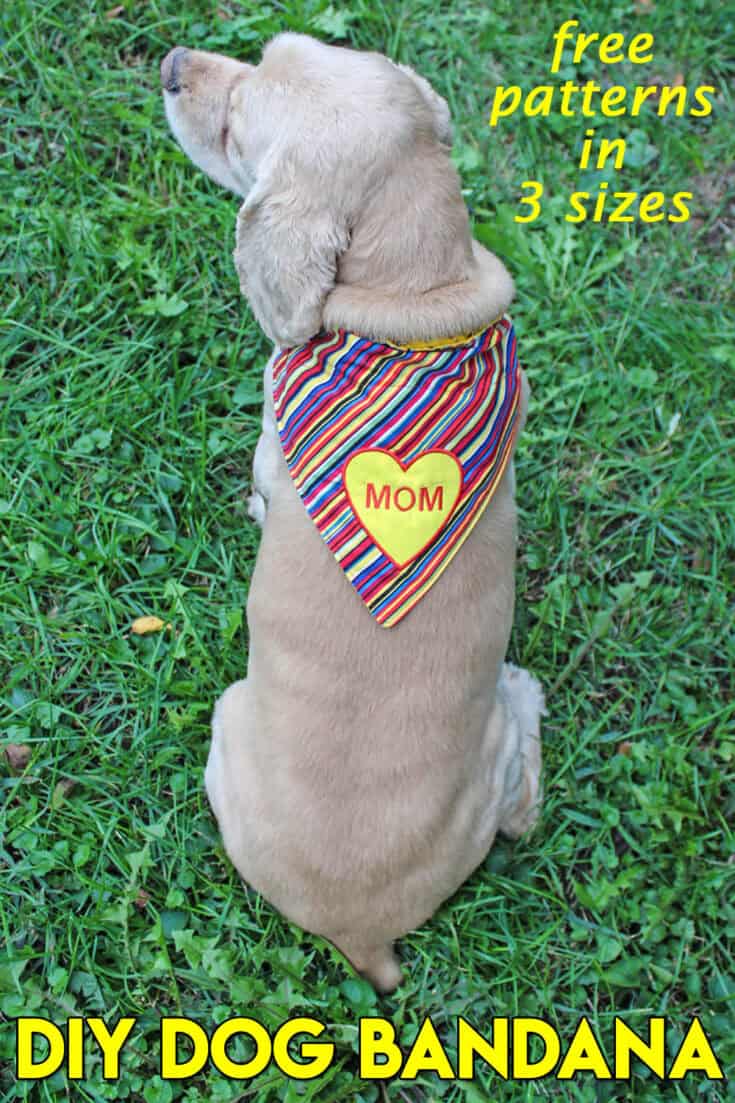 Dog Bandana Pattern & Easy Sewing Tutorial