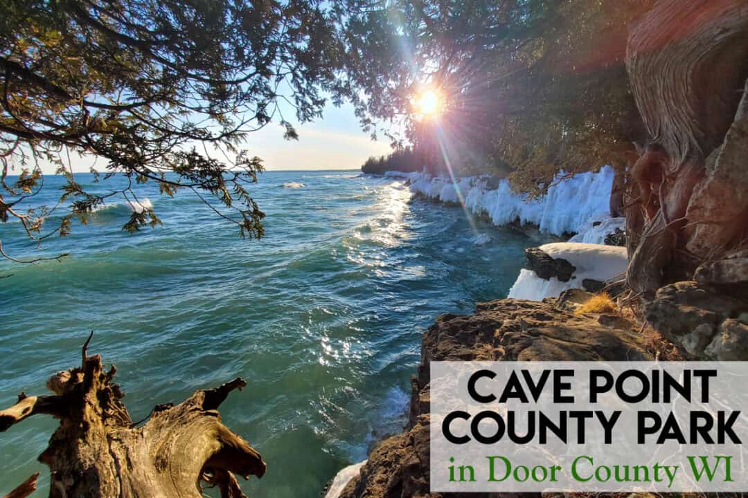 Cave Point County Park in Door County Wisconsin