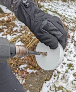 DIY Squirrel Baffle from PVC Pipe
