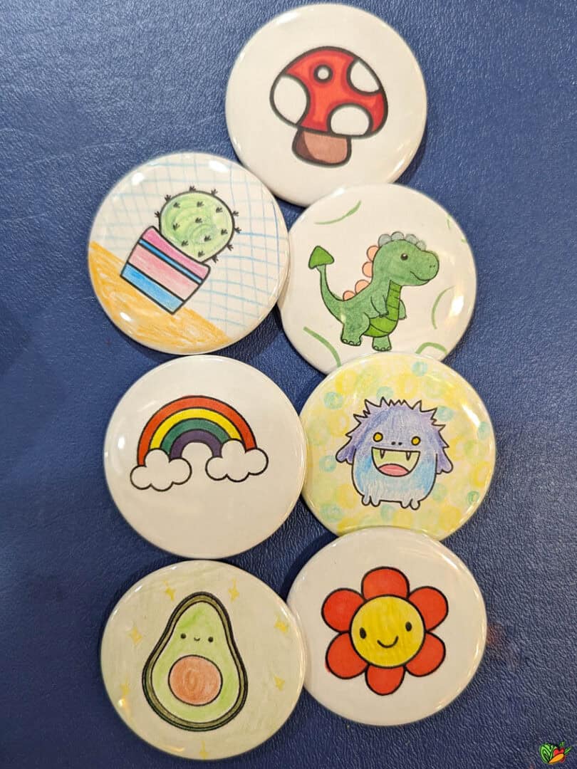 Free Button Maker Templates for 58 mm / 2.25 in Machines