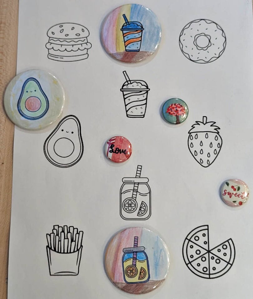 Free Button Maker Templates for 58 mm / 2.25 in Machines